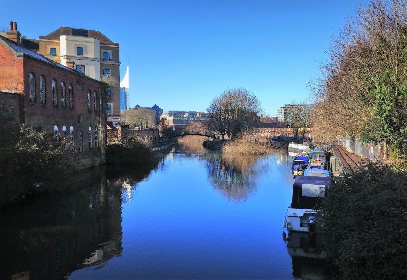 Kennet & Avon – Chocolate Island looking toward Town – History of ...